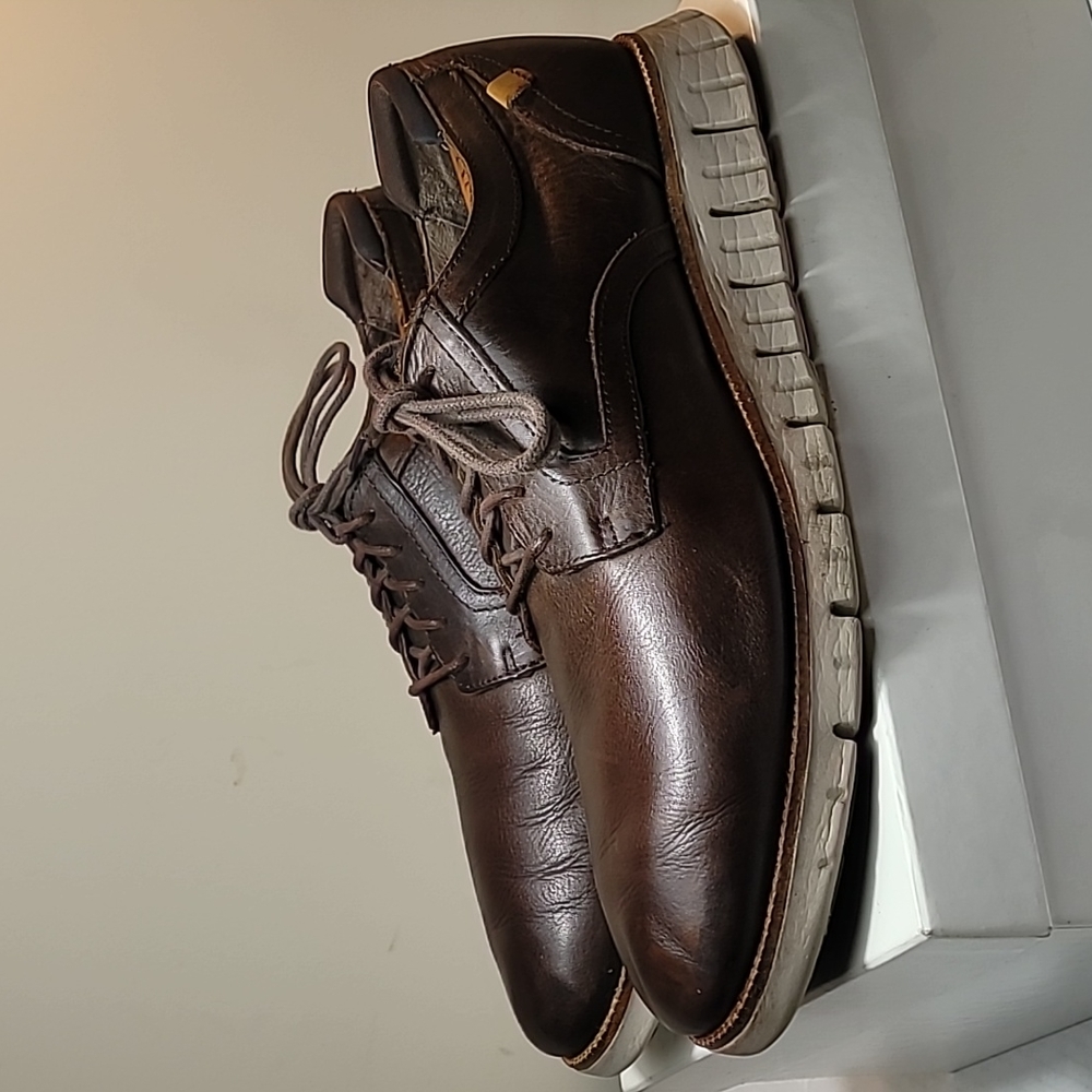 Mark Nason Casual Chocolate Brown Leather Oxfords Siz… - Gem